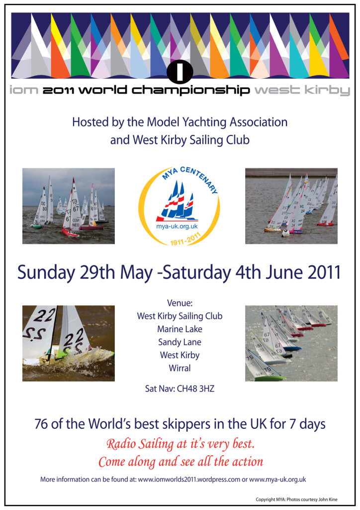2011 IOM Worlds Poster – Model Yachting Association Great Britain